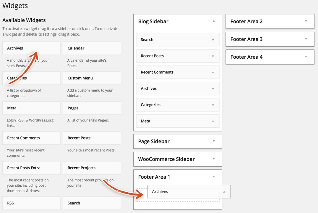 add-archive-widget-to-footer - WPLauncher